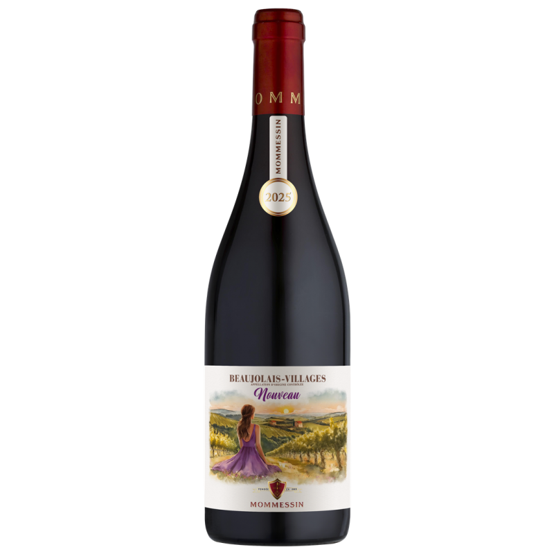 BEAUJOLAIS VILLAGES NOUVEAU ROUGE MOMMESSIN 0,75L (2025)